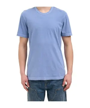 JAMES PERSE Crew Neck Short-sleeved T-shirt - Blue