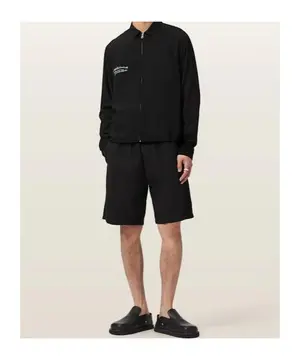ALLSAINTS Buck Oversized Embroidered Zip-up Jacket