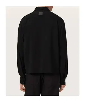 ALLSAINTS Buck Oversized Embroidered Zip-up Jacket