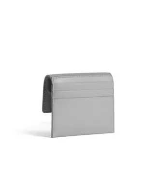 Balenciaga Rodeo Card Holder With Flap In Cloud Grey