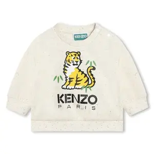 Kenzo Tiger Print Sweatshirt And Elastic Waist Pants Set