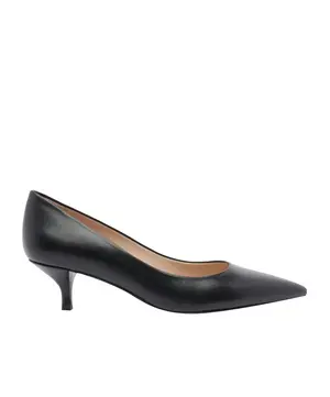 STUART WEITZMAN Power Leather Pumps - Smoblk