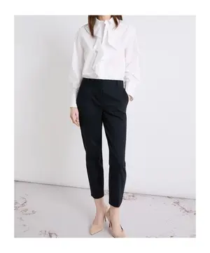 Marella Stretch Cotton-blend Trousers