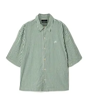 ALLSAINTS Chopin Boxy Short Sleeve Striped Shirt
