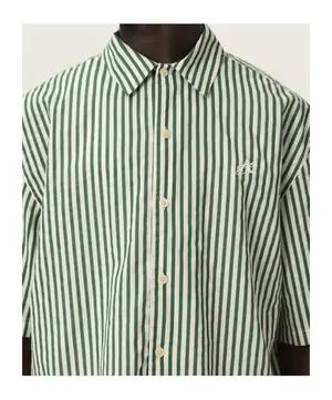 ALLSAINTS Chopin Boxy Short Sleeve Striped Shirt