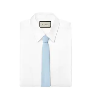 Gucci Crepe-effect Silk Blend Tie