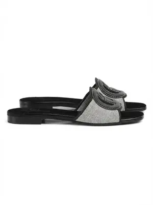 Gucci Interlocking G Slide Sandal - Black
