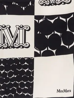 Max Mara Logo Printed Shawl