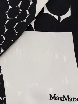 Max Mara Logo Printed Shawl