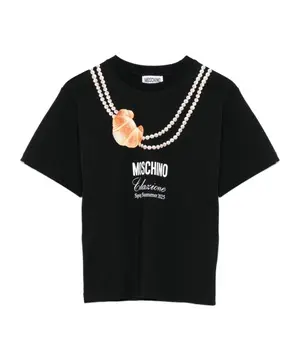 Moschino Graphic-print T-shirt - Black