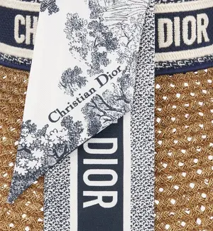 Dior Dioriviera D-ocean Visor With Mitzah