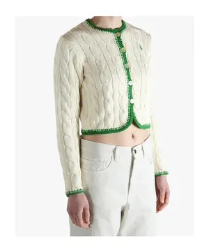Polo Ralph Lauren Cable Knit Crew Neck Cardigan