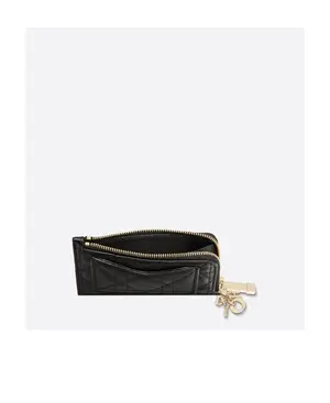 Dior Lady Compact Zipped Card Holder