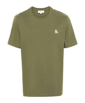 Maison Kitsuné Chillax Fox Short Sleeved T-shirt - Green