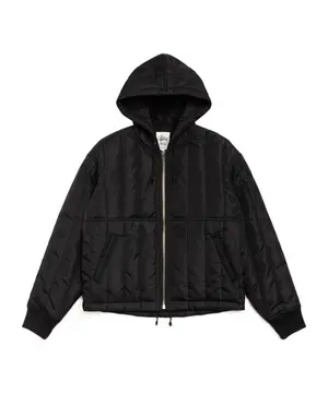 StÜssy Hooded Cotton Jacket - Black