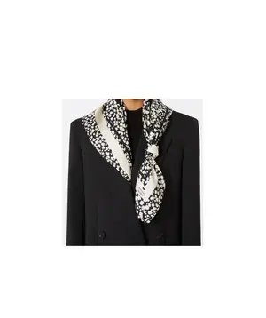 Max Mara Printed Silk Twill Scarf