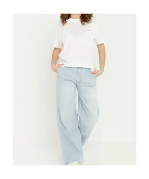 ANINE BING Round Neck Short Sleeve T-shirt