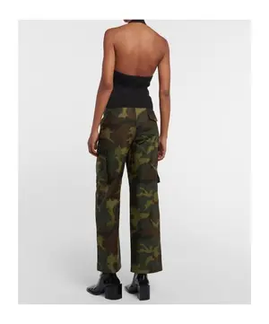 NILI LOTAN Ivey Ribbed-knit Halterneck Silk Top