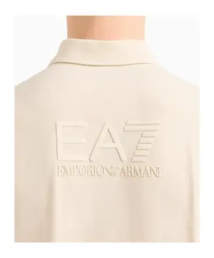 EA7 Raised-logo Polo Shirt