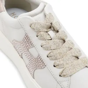 Hogan Embellished Logo Patch Sneakers
