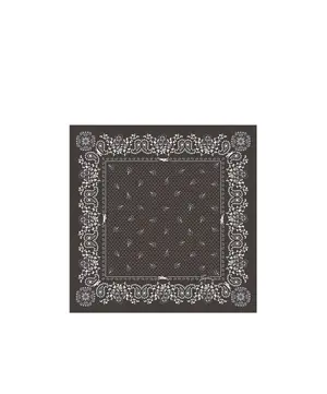Longchamp French Bandana Silk Scarf 50 - Mocha