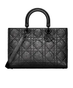 Dior Large Lady D-sire Bag - Black