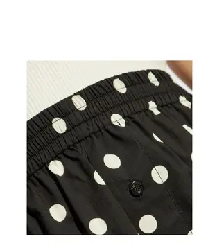 Moschino Polka Dot Elasticated Waist Shorts - Black