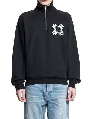 Amiri High-necked Long-sleeved Hoodie