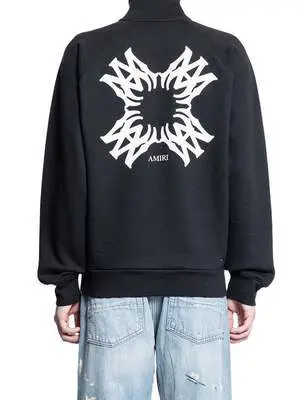 Amiri High-necked Long-sleeved Hoodie