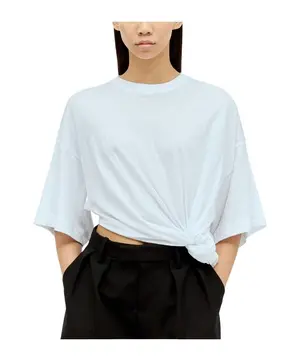 Sportmax Afgano Ruched Crewneck Top