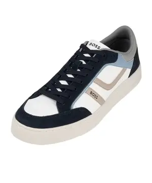 Hugo Boss Lace-up Low-top Casual Shoes - Black