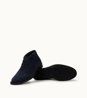 TOD'S Desert Almond-toe Ankle Boots