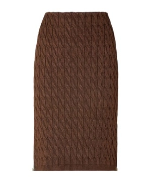 Fendi Viscose Skirt - Brown