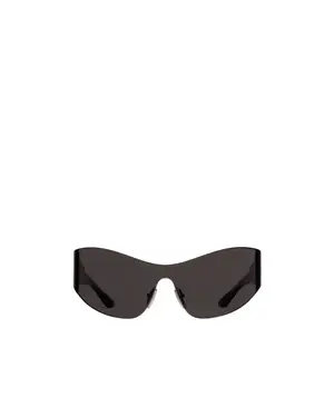 Balenciaga Cat Eye Mask Sunglasses - Black