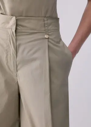 Liu Jo Poplin Bermuda Shorts