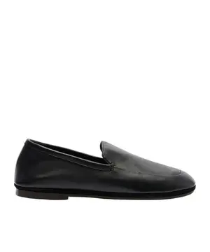 LEMAIRE Outdoor Leather Slip-on Shoes - Black