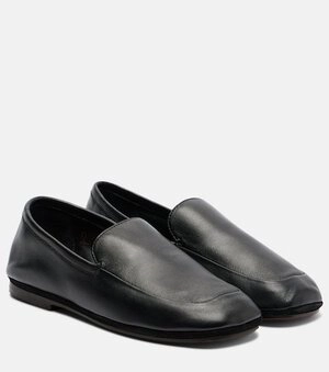 LEMAIRE Outdoor Leather Slip-on Shoes