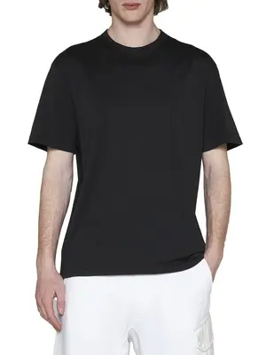 TEN C Logo-patch Cotton T-shirt