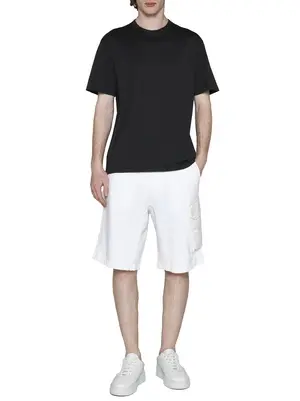 TEN C Logo-patch Cotton T-shirt