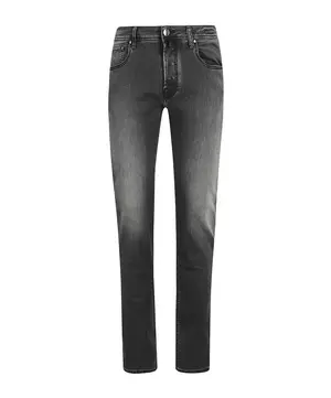 Jacob Cohen Logo-patch Jeans - Black