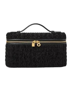 Loro Piana Extra Pocket L19 Shoulder Bag - Black/gold