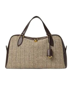 Loro Piana Needle Medium Handbag - Nude
