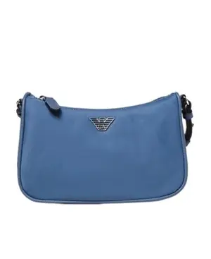 Emporio Armani Logo-strap Shoulder Bag - Blue