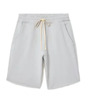 ALLSAINTS Helix Raw-cut Drawstring Shorts - Soft Ash