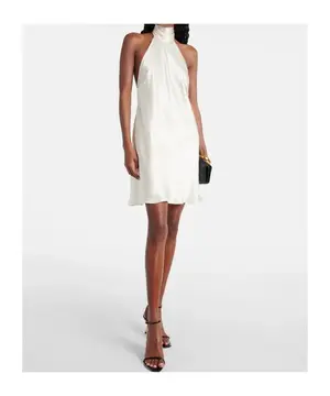Rixo Tie-up Mini Dress