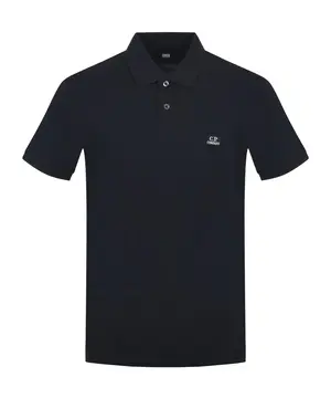 C.P. COMPANY Logo Patch Polo Shirt