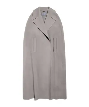 Balenciaga Long Double-faced Cape Coat