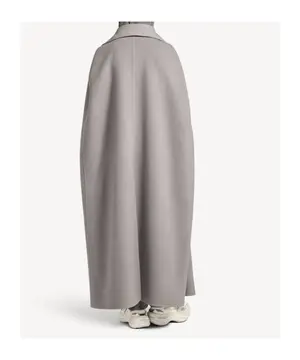 Balenciaga Long Double-faced Cape Coat