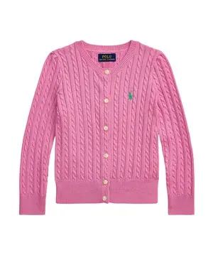 Polo Ralph Lauren Long Sleeve Knitted Cardigan - Pink