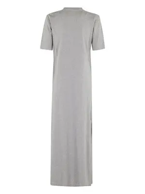 SEMICOUTURE Round Neck Short Sleeve Dress